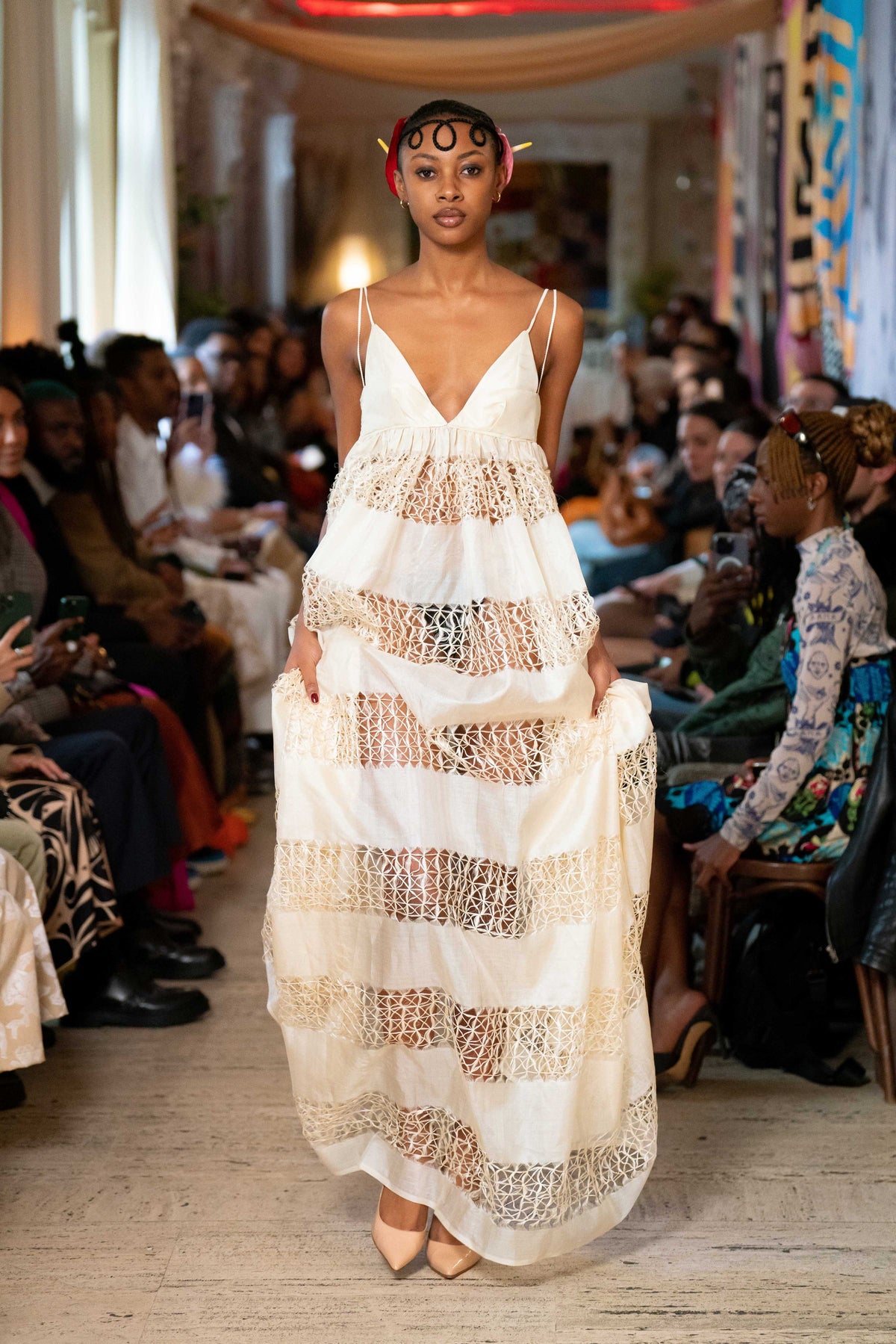Anancy Paneled Dress – House of Aama
