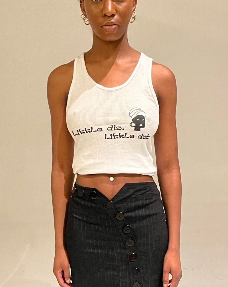Likkle Dis Likkle Dat Tank Top – House of Aama