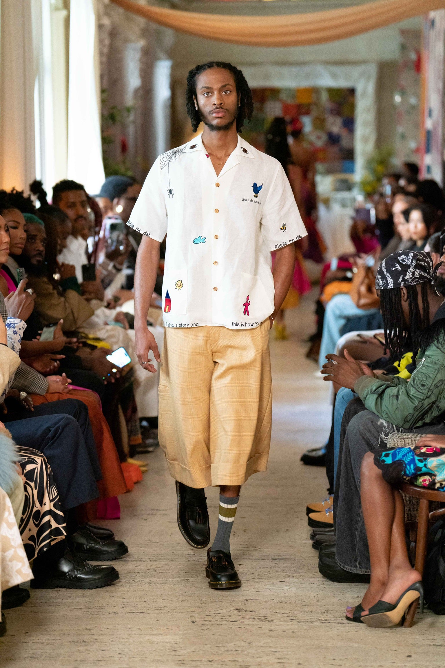 Maroon Day Camp Embroidered Shirt – House of Aama