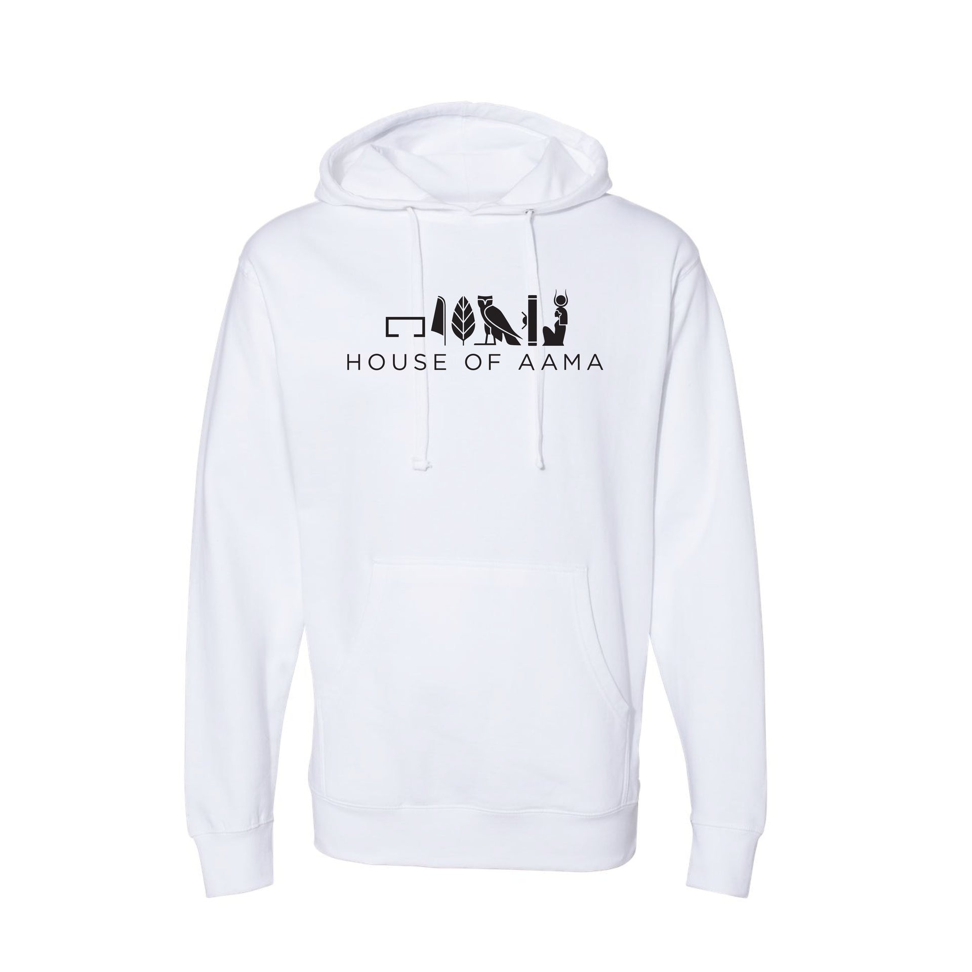 HOA Logo White Hoodie – House of Aama